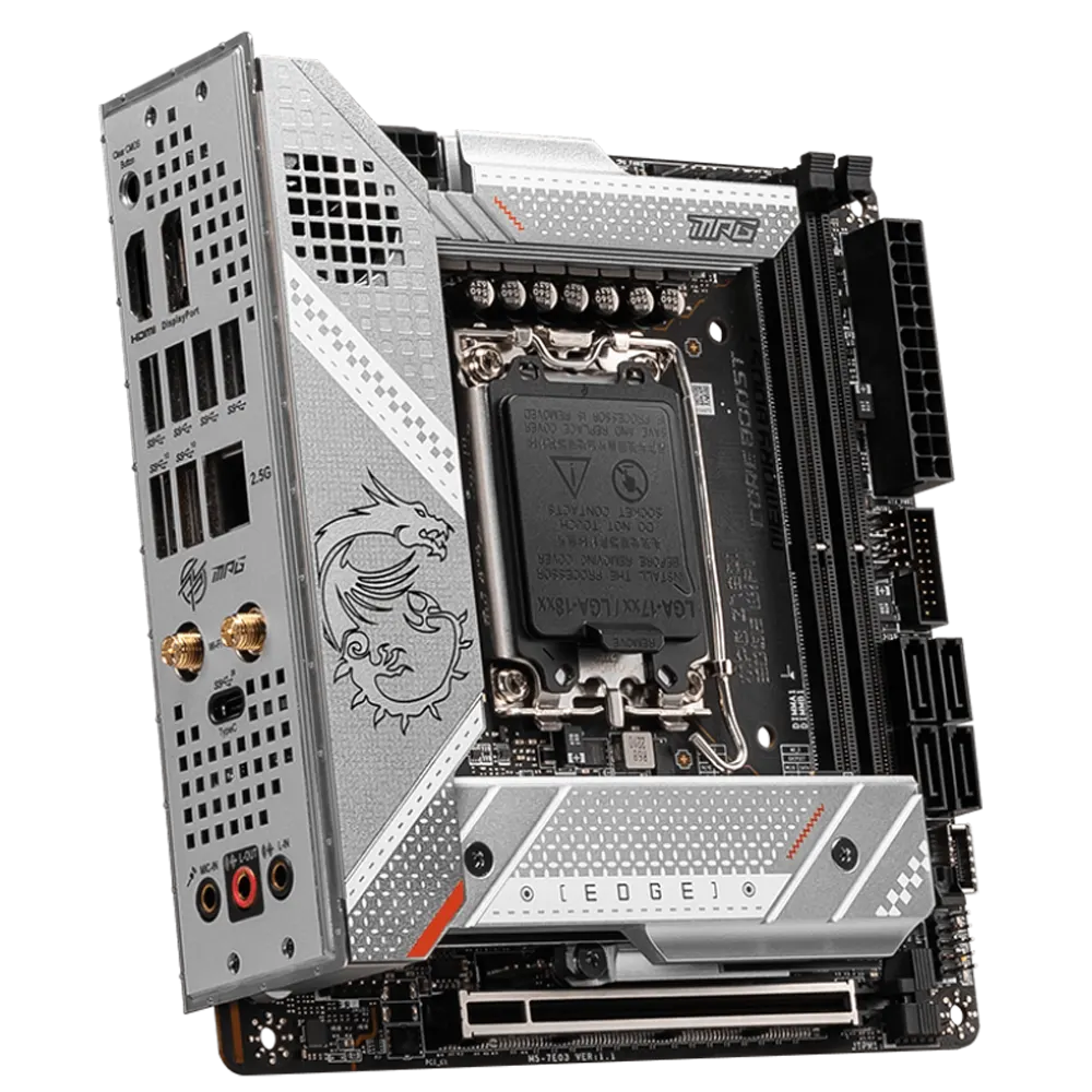 Msi MPG Z790i Edge WiFi LGA | Buy ITX Motherboard in UAE Msi MPG Z790i Edge WiFi LGA | Buy ITX Motherboard in UAE